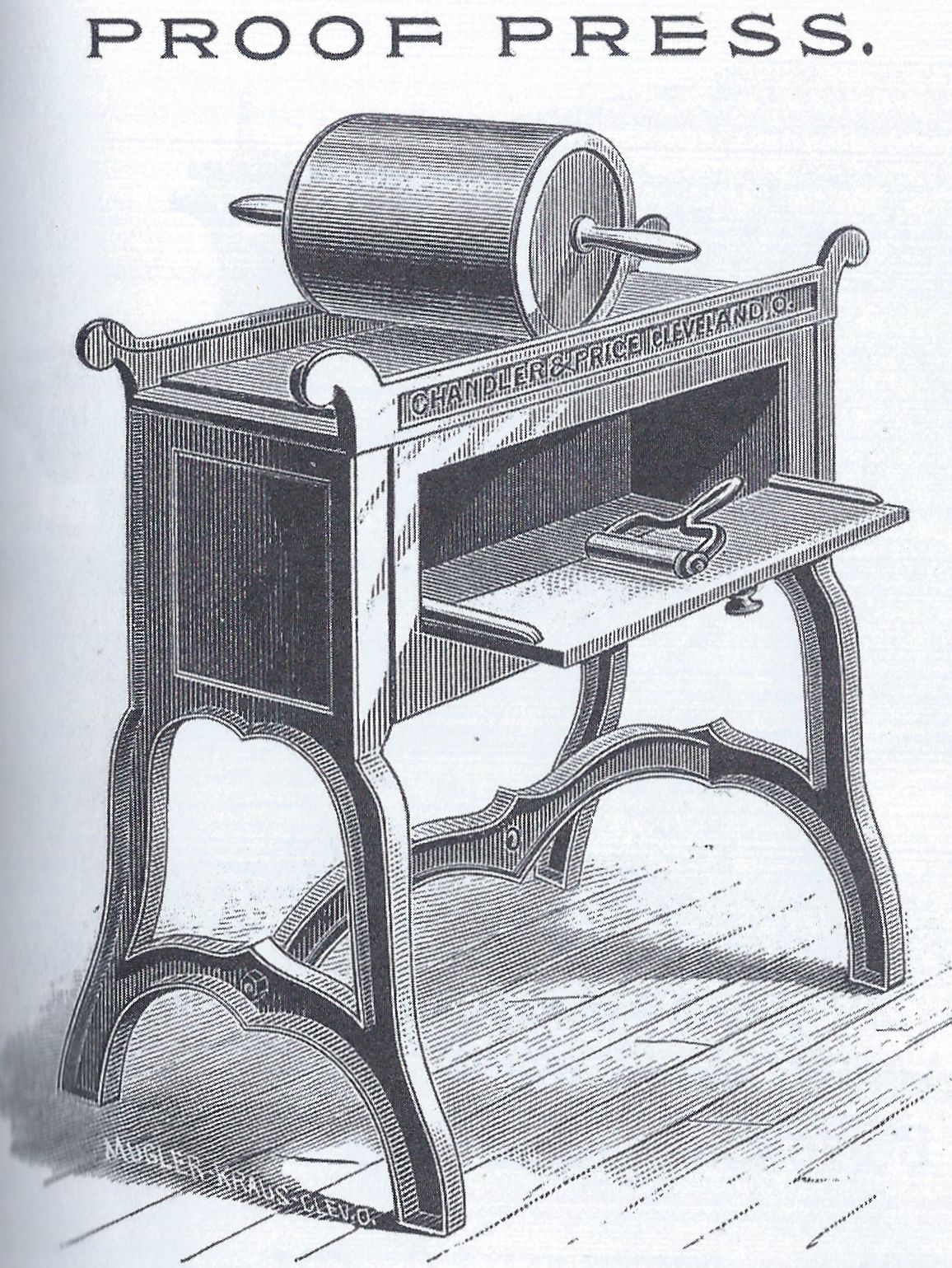 C & P PROOFING PRINTING PRESS